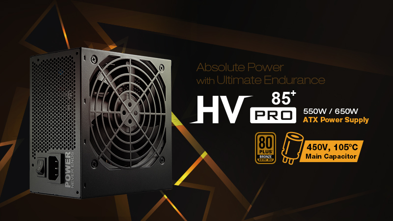 New Arrival-HV PRO 85+ 550W dan HV PRO 85+ 650W | Ruang Pers | FSP